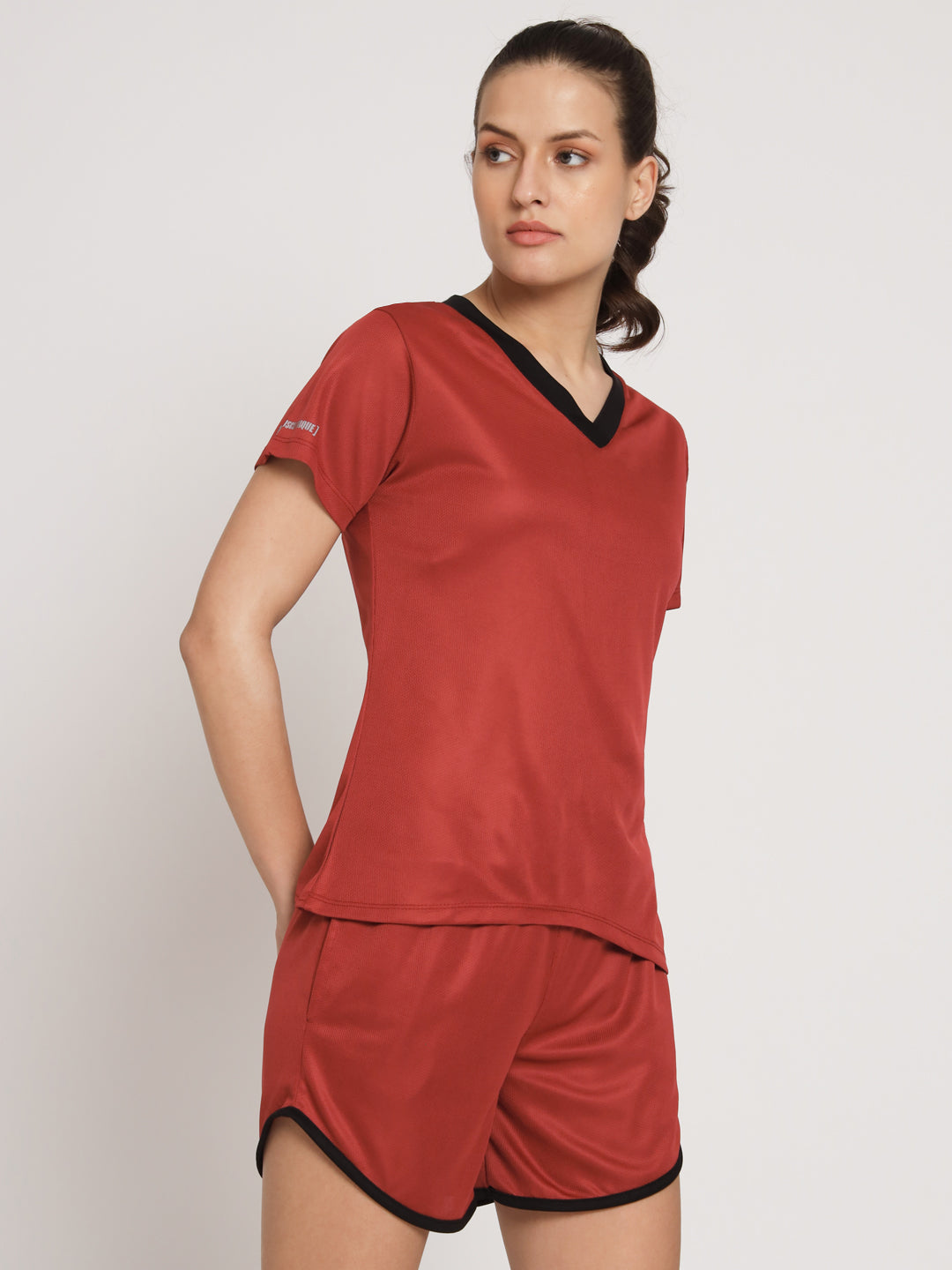 Back slit t-shirt - Maroon | Muscletorque.shop – Muscle Torque